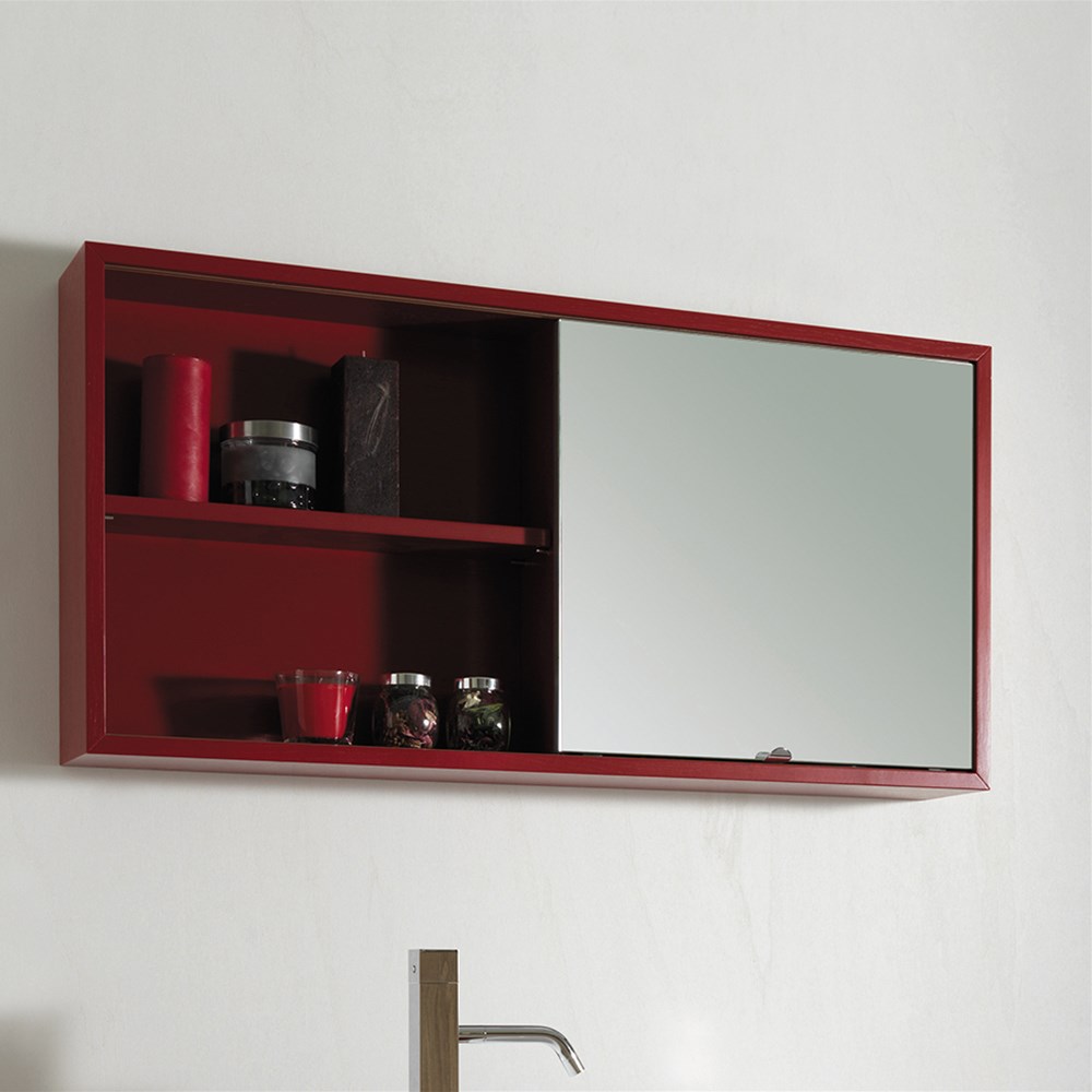 Specchio contenitore scorrevole